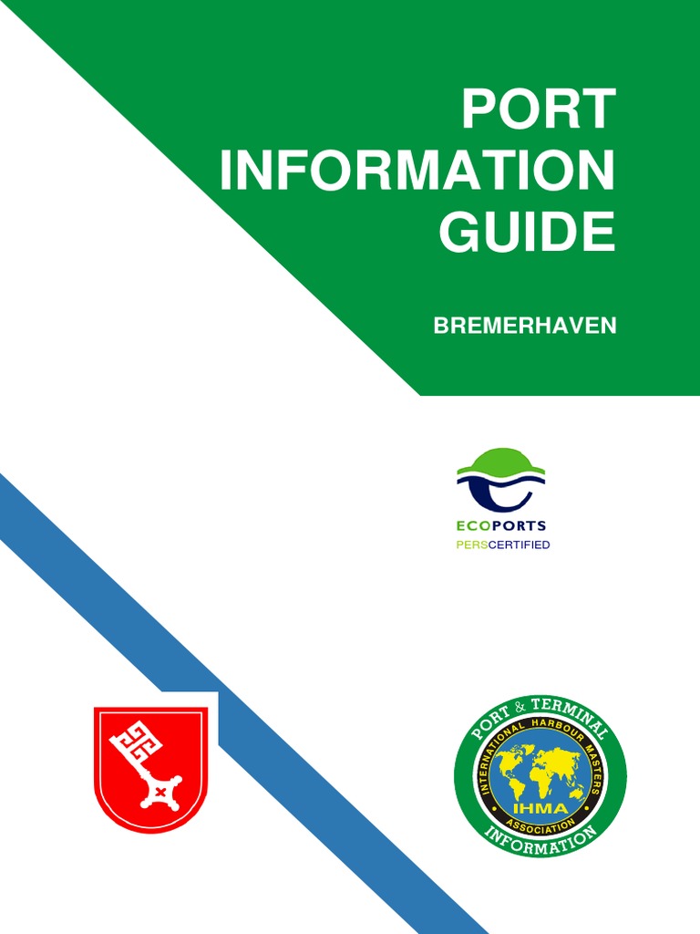 Port Information Guide Bremerhaven | PDF | Maritime Pilot | Ships