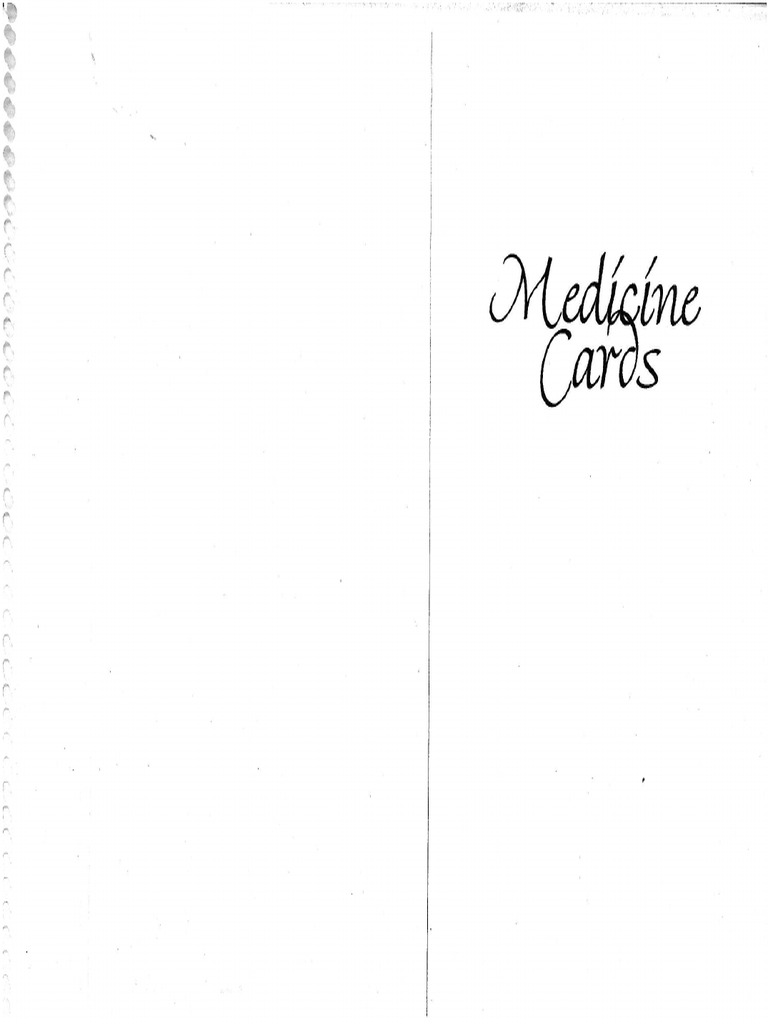 Medicine Cards PDF | PDF