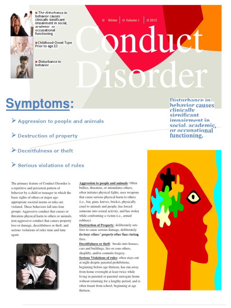 Conduct Disorder Fact Sheet - K. Elise Parker PDF | PDF | Cognitive ...