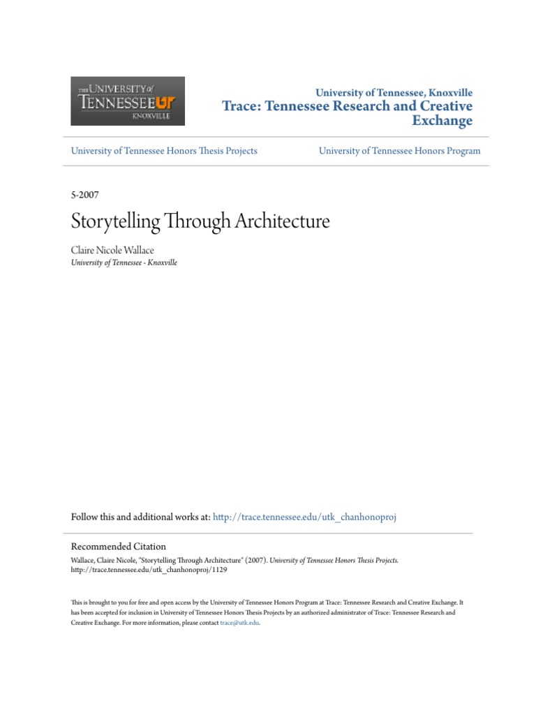 Storytelling Through Architecture | PDF | Art