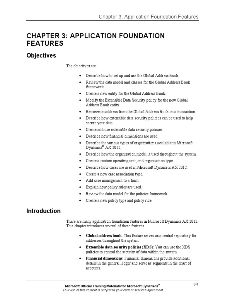 Ax2012 Enus Deviv 03 PDF | PDF | Conceptual Model | Sql