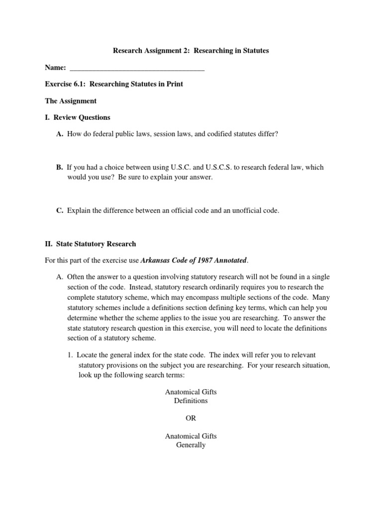 Research Assignment 2 Answer Sheet Template | PDF | Organ Donation ...