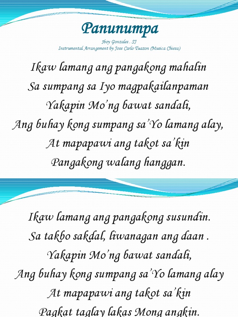 Panunumpa | PDF