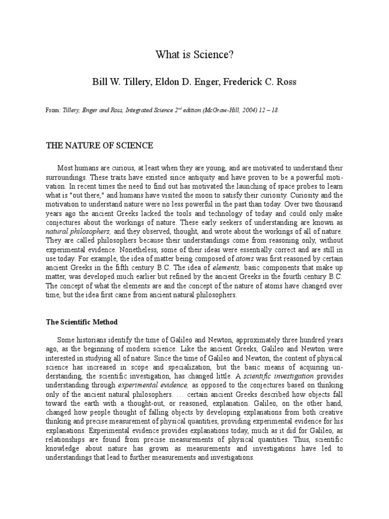 What Is Science | PDF | Nature | Science