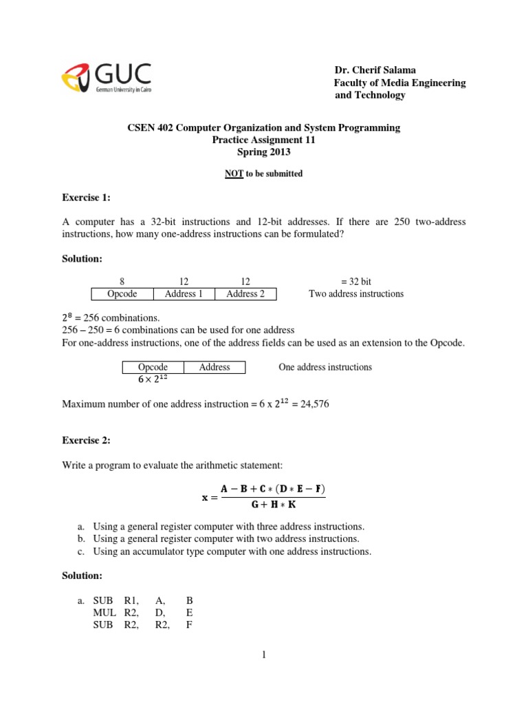 Instruction Addressing Modes Explained | PDF | Instruction Set ...