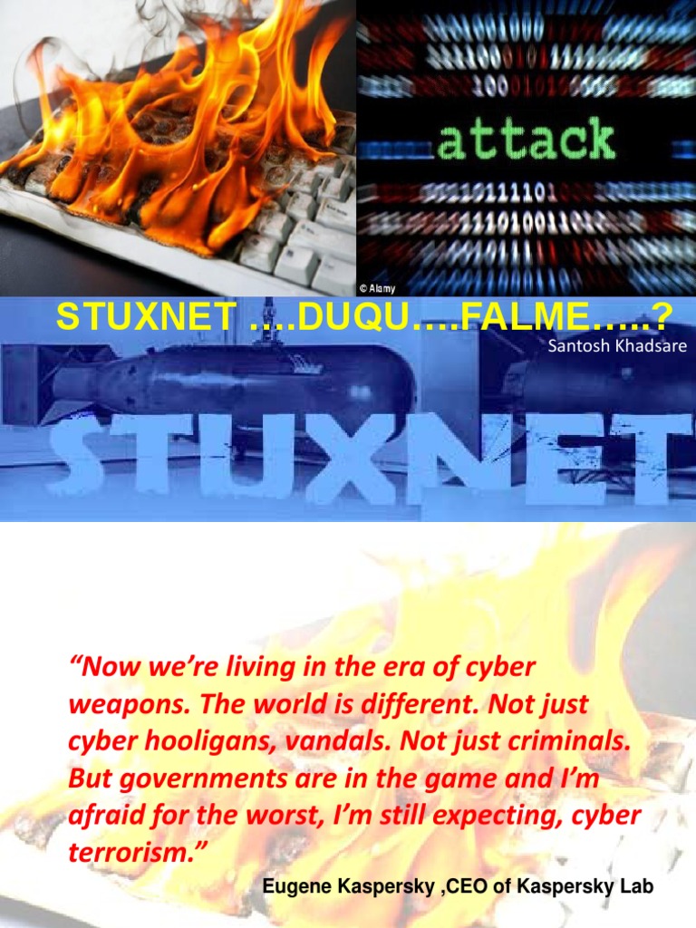 Stuxnet .Duqu .Falme ..?: Santosh Khadsare | PDF | Systems Engineering | Information Technology ...