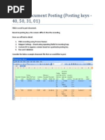 Understanding SAP Posting Keys | PDF | Debits And Credits | Corporations
