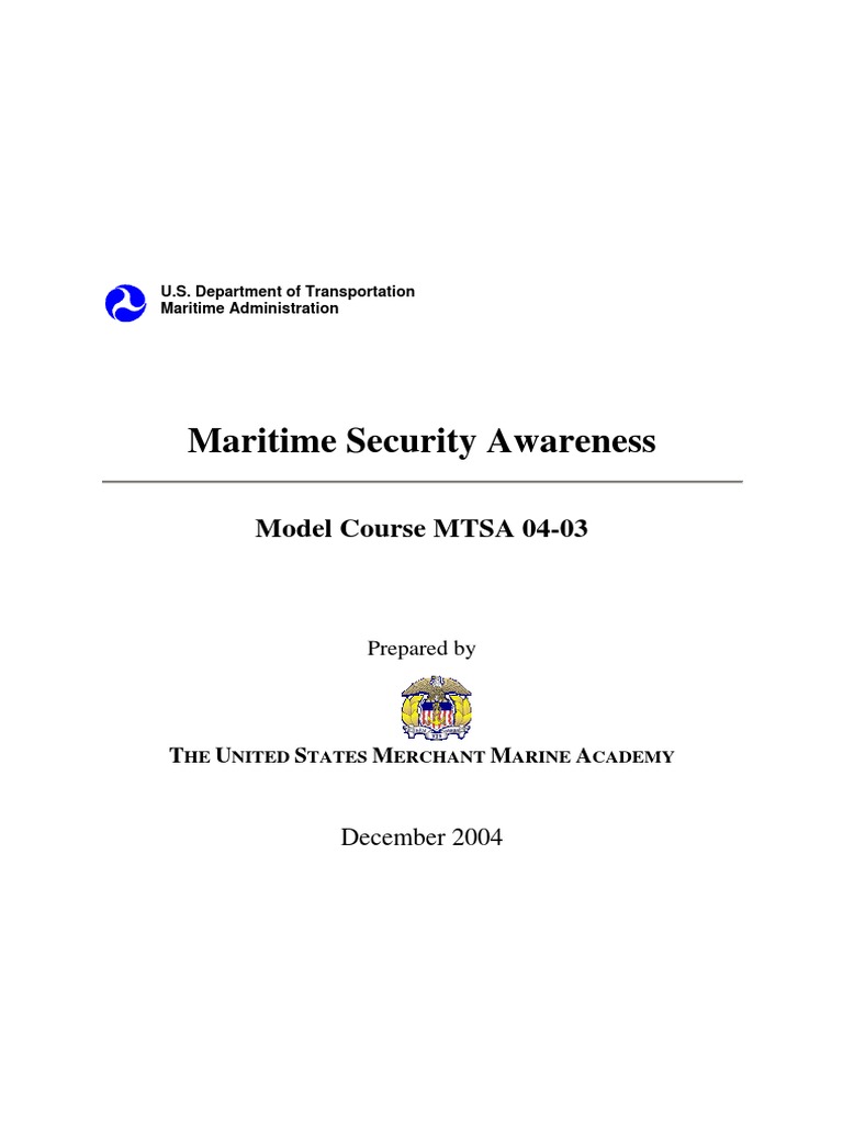 Maritime Security Training Guide | PDF | Multiple Choice | Security Guard