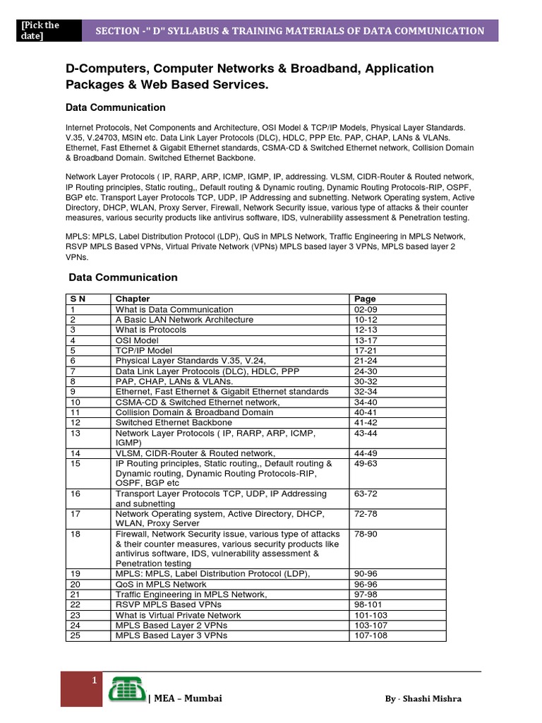 Data Communications PDF | PDF | Internet Protocol Suite | Osi Model