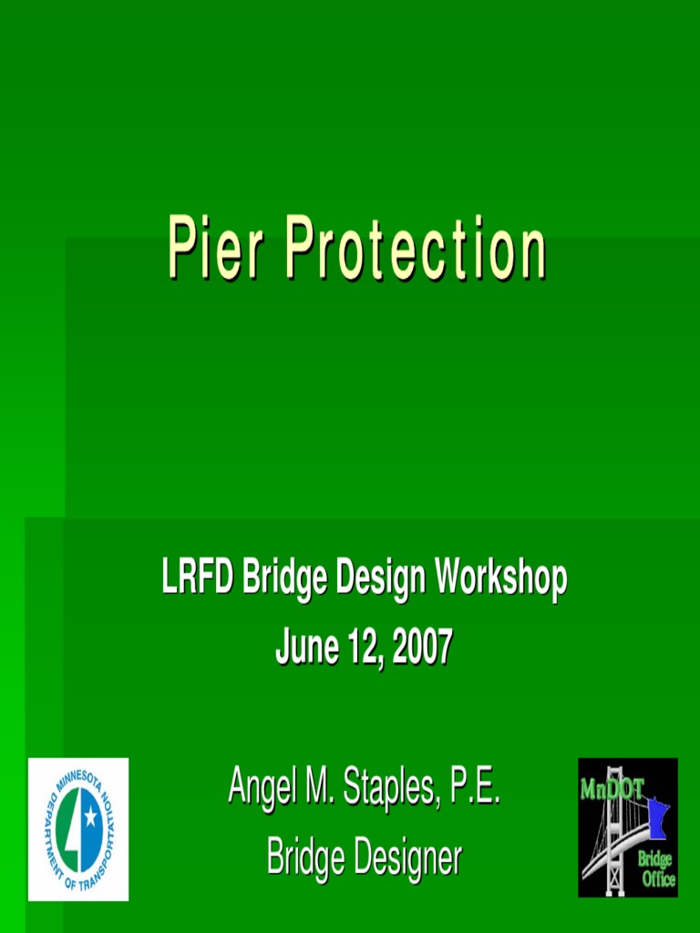Bridge Pier Protection From Impact PDF | PDF | Deep Foundation | Bridge