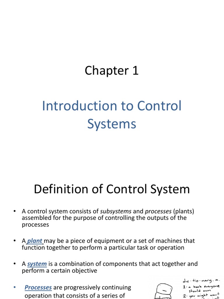 Introduction To Control Systems | PDF | Control Theory | Control System