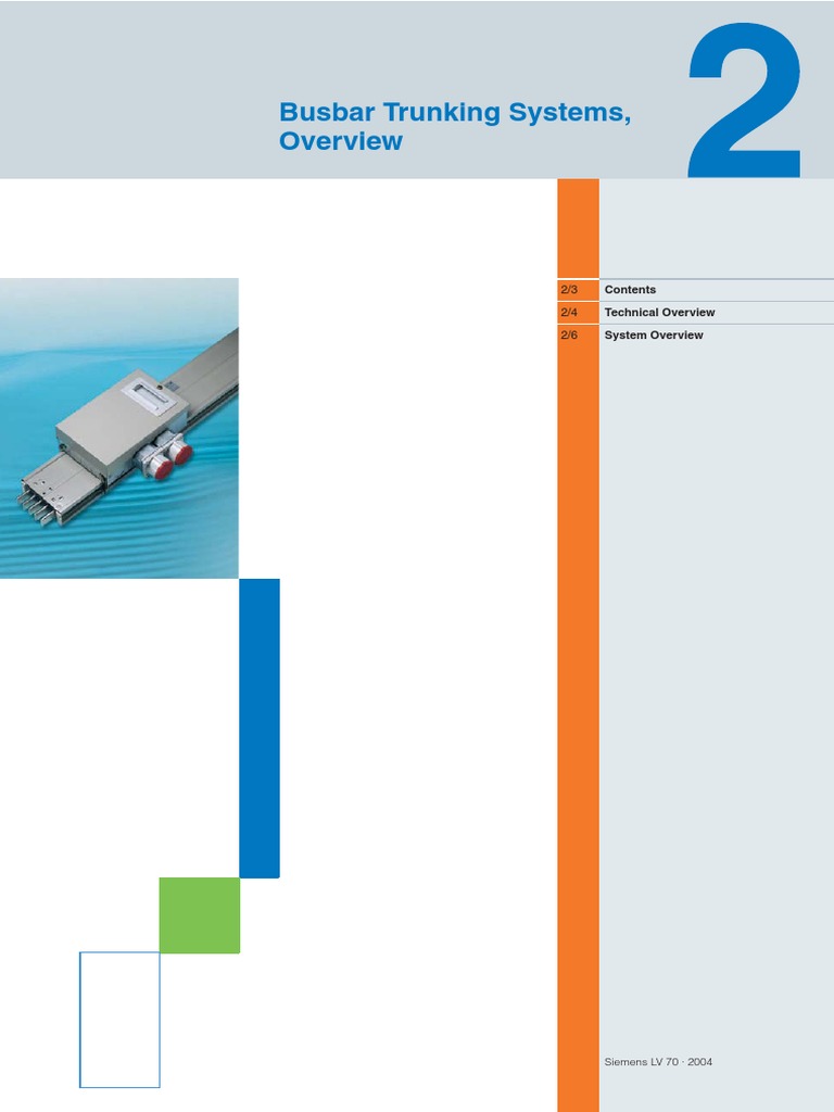 Busbar Trunking System | PDF | Alternating Current | Electrical Components