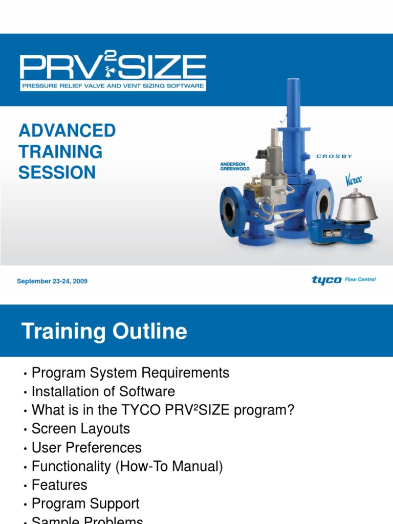 Tyco PRV2 Sizing Program | PDF | Icon (Computing) | Microsoft Windows