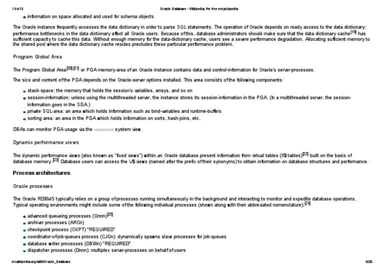 Process Architectures | PDF | Oracle Database | Cache (Computing)