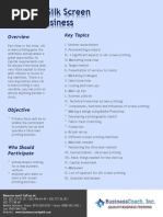 Screen Printing Price Chart | PDF