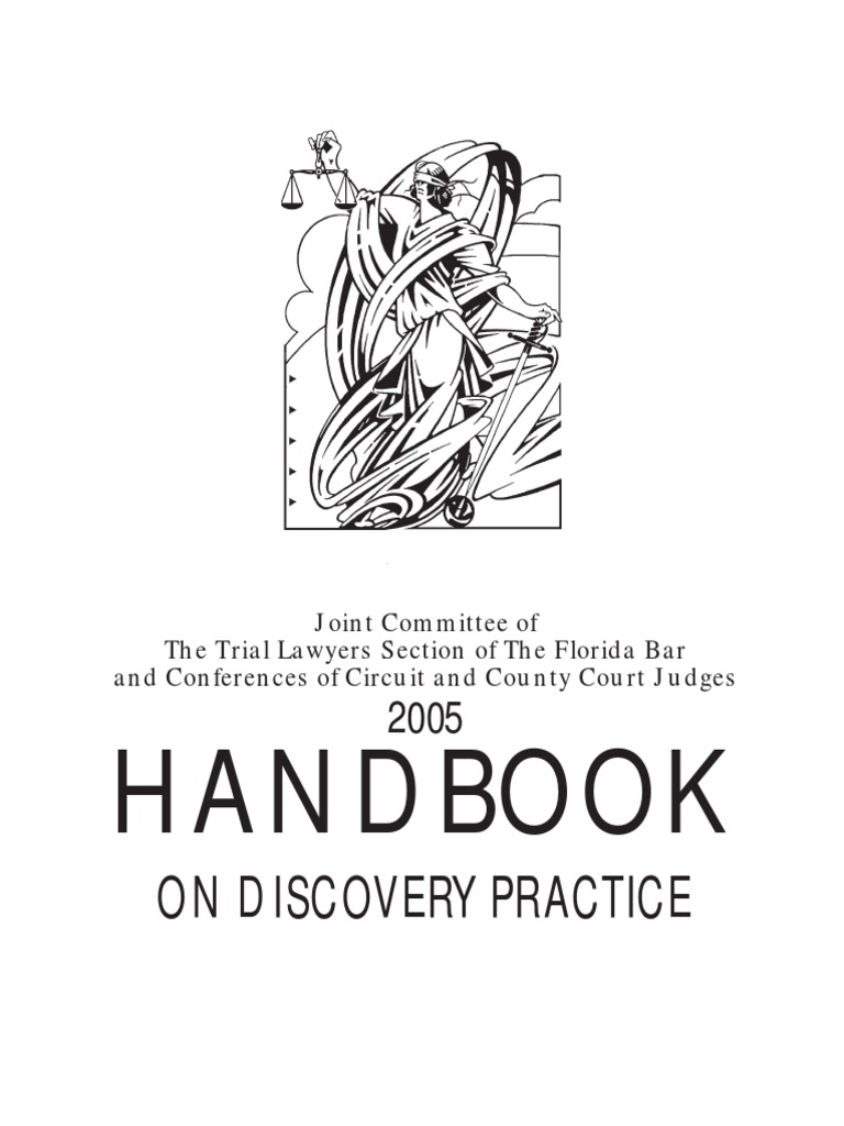 Florida Discovery Handbook PDF | PDF | Discovery (Law) | Deposition (Law)