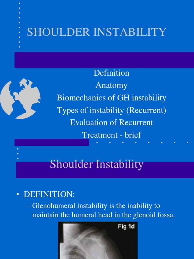Shoulder Instability | PDF | Shoulder | Musculoskeletal System