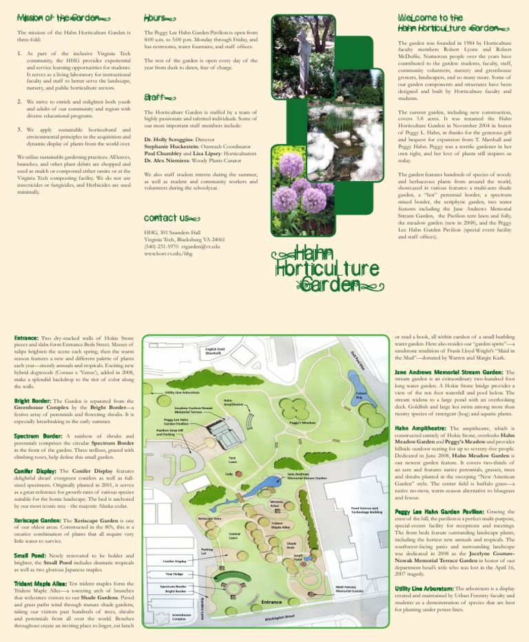 Hahn Horticulture Garden Overview | PDF | Gardens | Maple