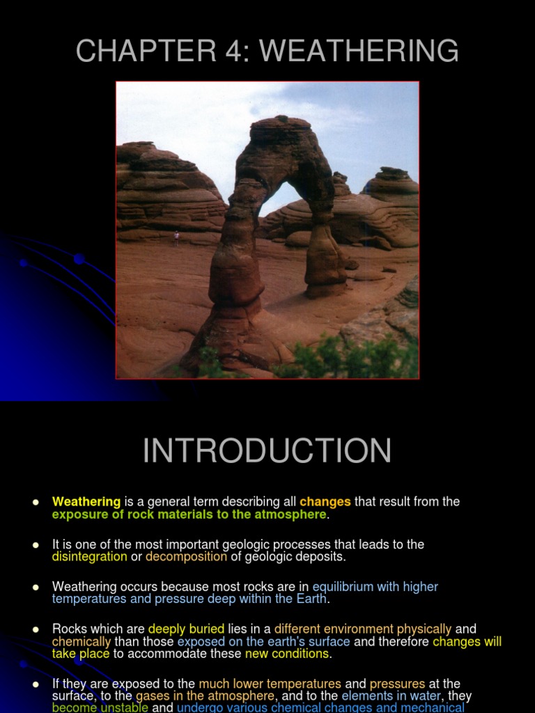 Overview of Weathering Processes | PDF | Weathering | Soil