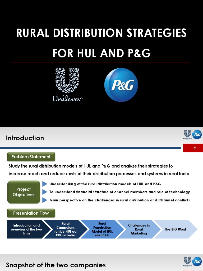 Difference bw HUL and P&G Distribution structure.pdf | Retail | Inventory