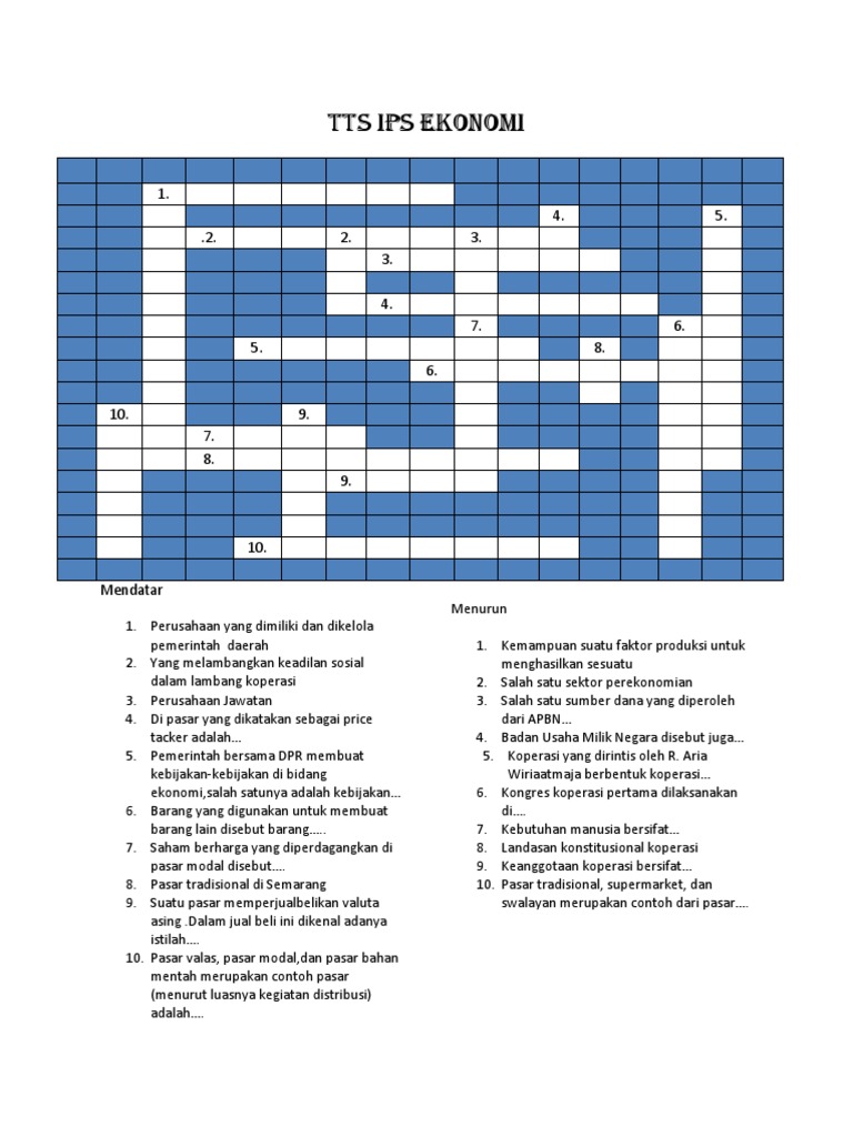 Tugas Tts Ips Ekonomi | PDF | Pengelolaan Keuangan & Uang | Perjalanan