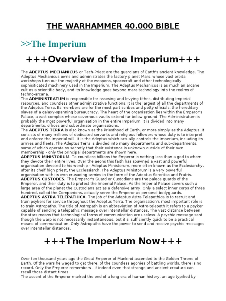 The Warhammer 40k Bible | PDF | Crystal | Electricity