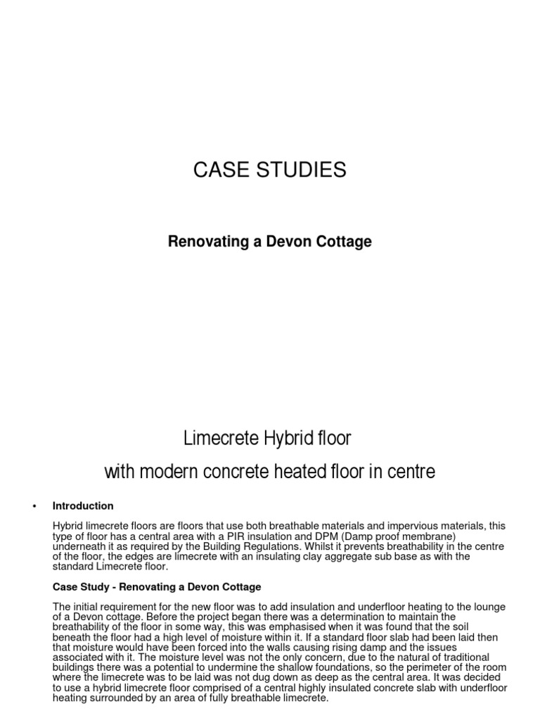 Lime-Case Study | PDF | Concrete | Thermal Insulation