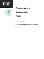 Configuration Management Plan Template | PDF | Specification (Technical ...