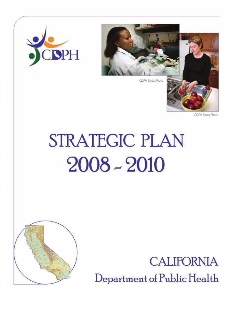 CDPH Strategic Plan | PDF | Goal | Public Health