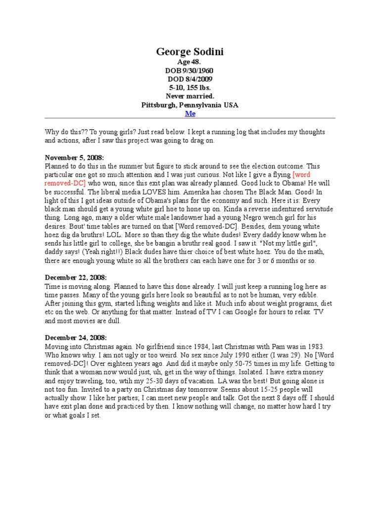 George Sodini | PDF | Jesus