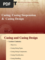 Casing, Casing Suspension & Casing Design | PDF | Casing (Borehole ...
