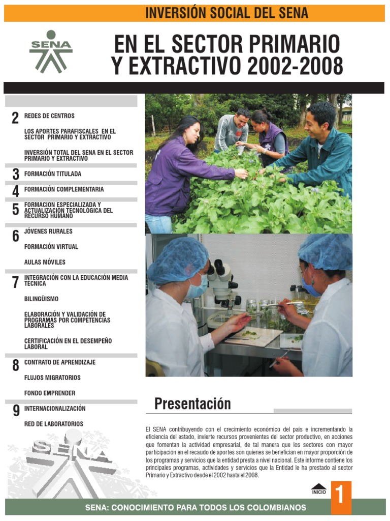 Cartilla Sector Primario y Extractivo | PDF | Biotecnología | Agricultura