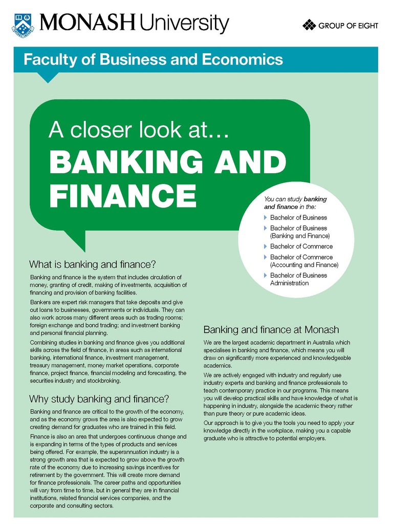 Banking and Finance PDF | PDF | Banks | Investment Management