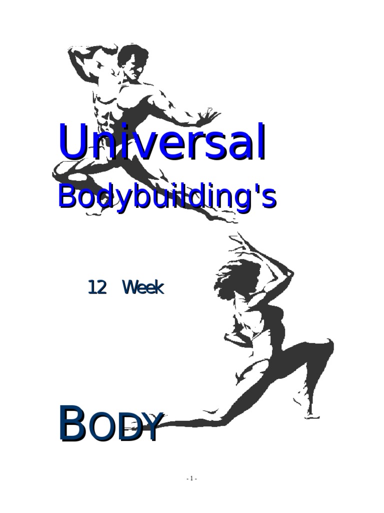 Universal 12 Week Bodybuilding Course PDF | PDF | Nutrition | Diet ...