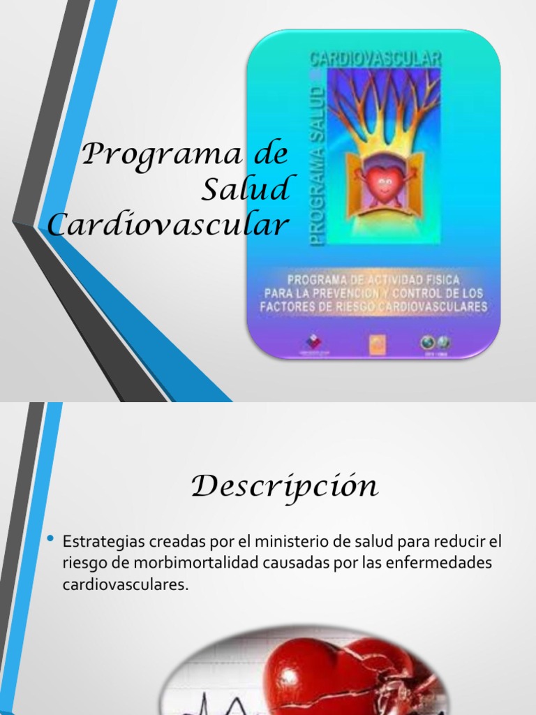 Programa de Salud Cardiovascular Final | Enfermería | Diabetes mellitus