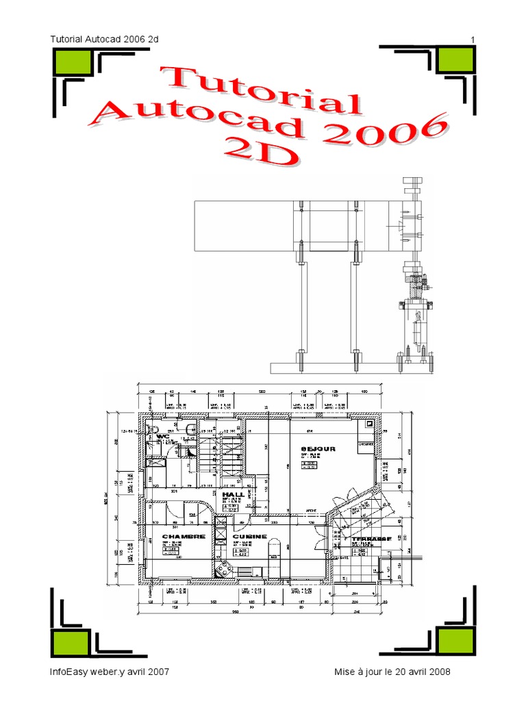 Tutorial Autocad 2006 2d | PDF | Ellipse | Cercle