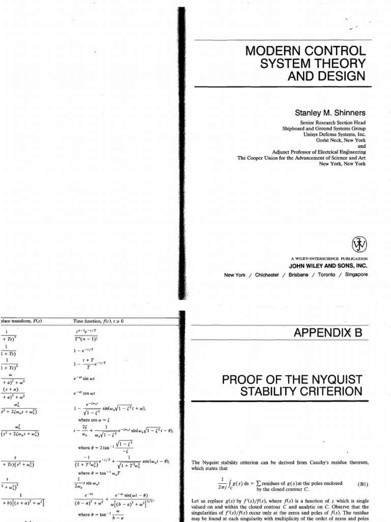 Nyquist Stability Proof | PDF | Mathematical Objects | Emergence