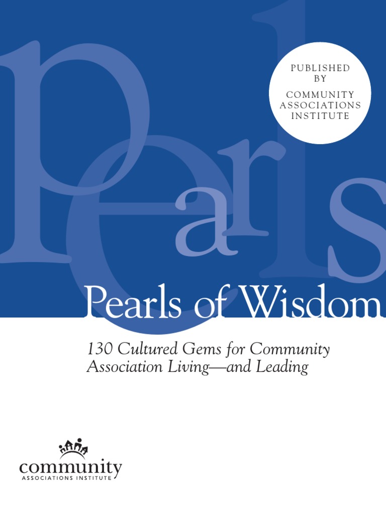 Pearls of Wisdom | PDF | Covenant (Law) | Leadership