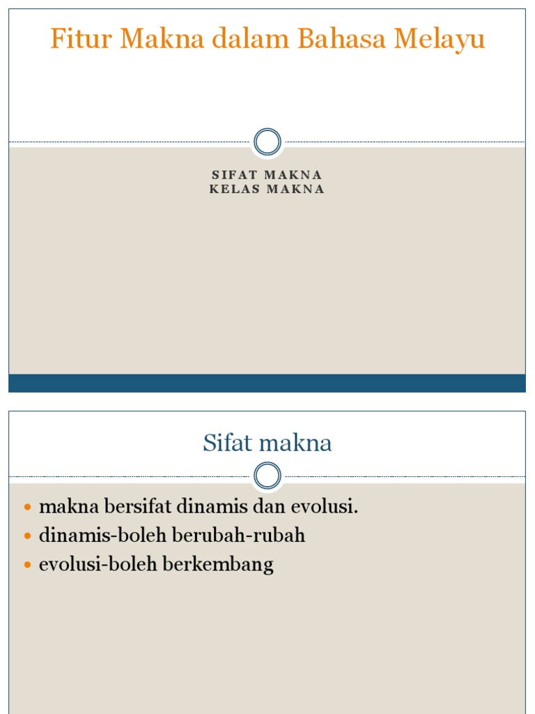 Kelas Makna N Sifat Mkna | PDF