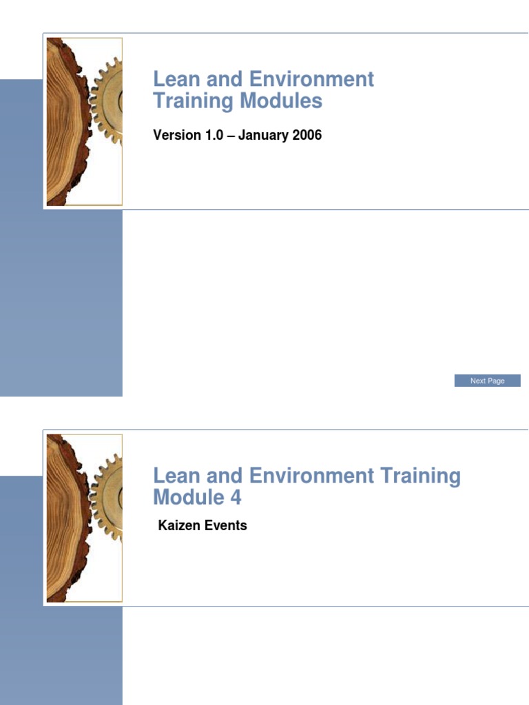 Kaizen Training Module | Download Free PDF | Municipal Solid Waste | Waste
