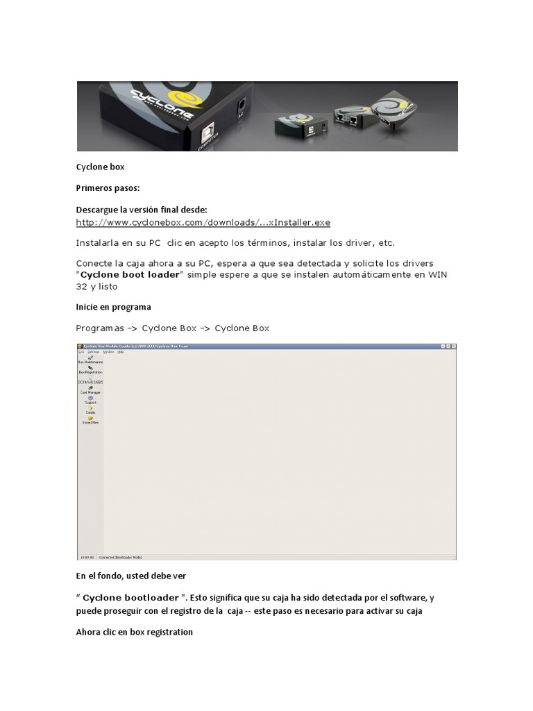 Cyclone Box Spanish | PDF | Point and Click | Computadoras personales