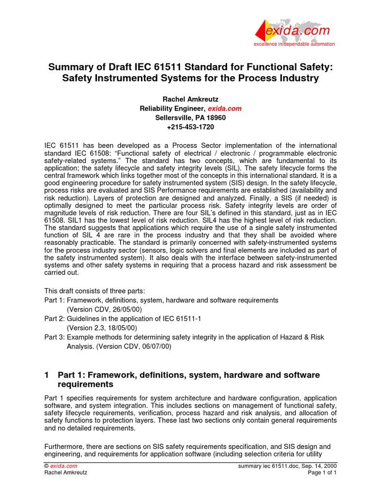 Iec 61511 PDF | PDF | Risk Management | Systems Science