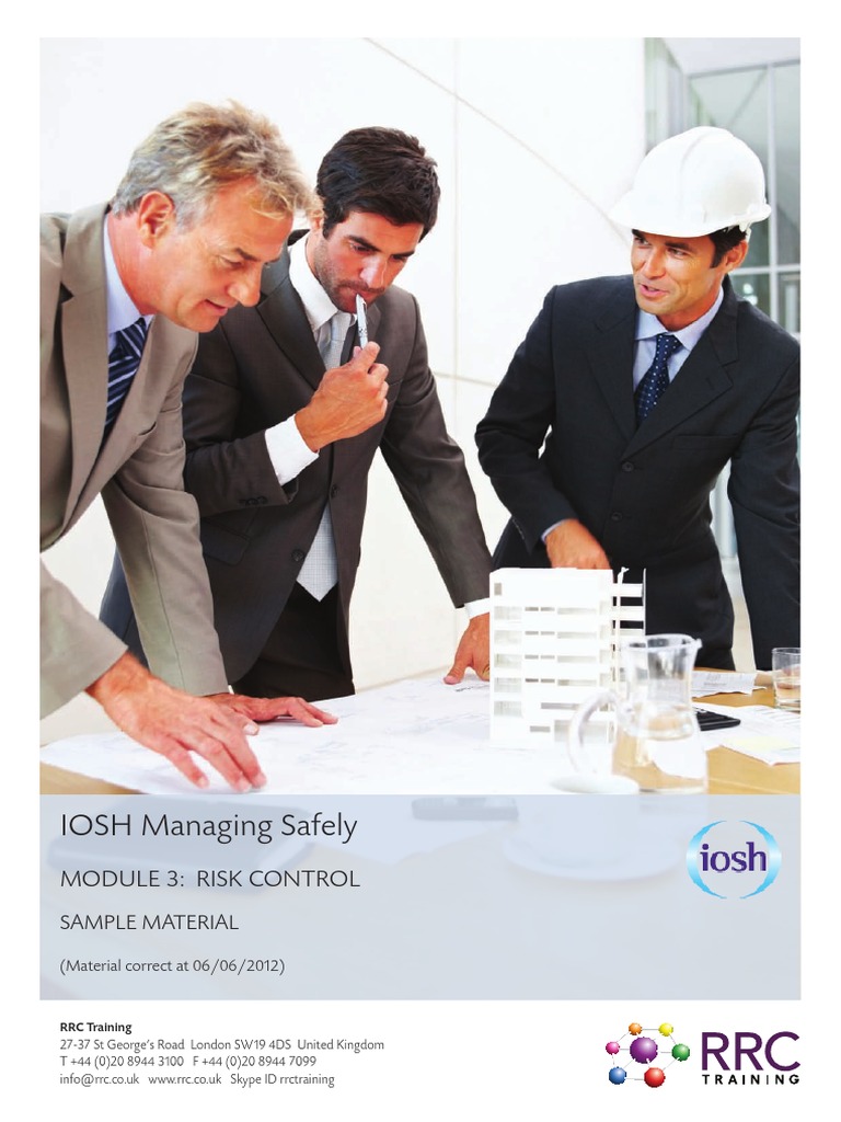IOSH Managing Safely Sample PDF | PDF | Personal Protective Equipment ...