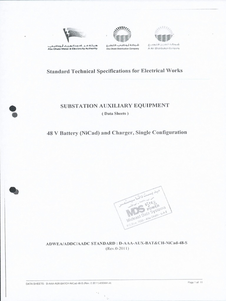SBLE-650 Battery Data Sheet PDF | PDF