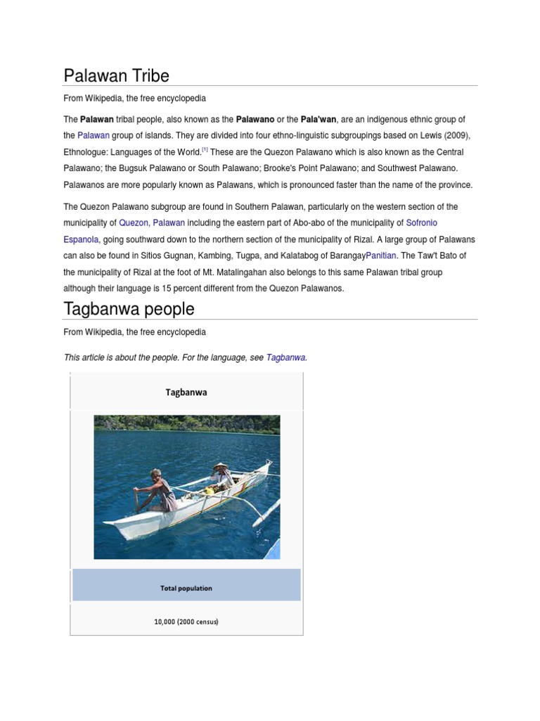 Palawan Tribe | PDF | Religion & Spirituality