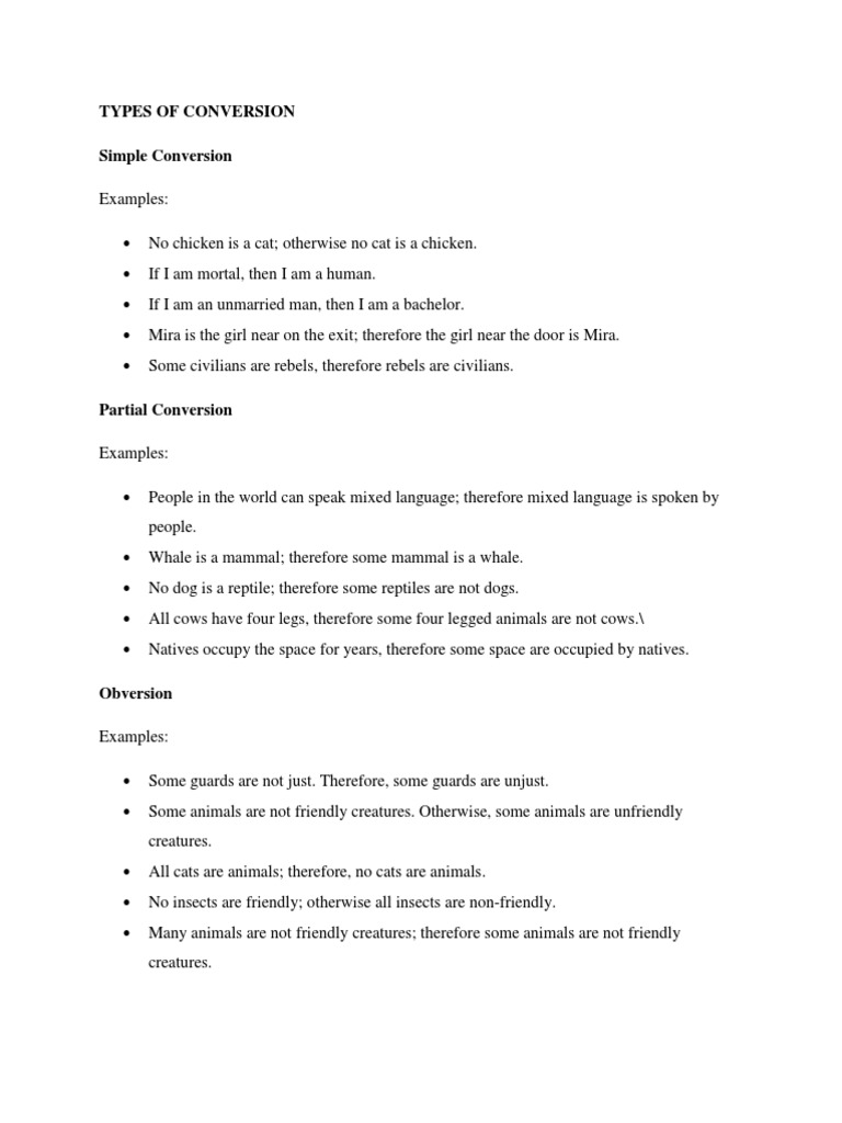 Types of Conversion (Philosophy) | PDF | Edible Mushroom | Mammals