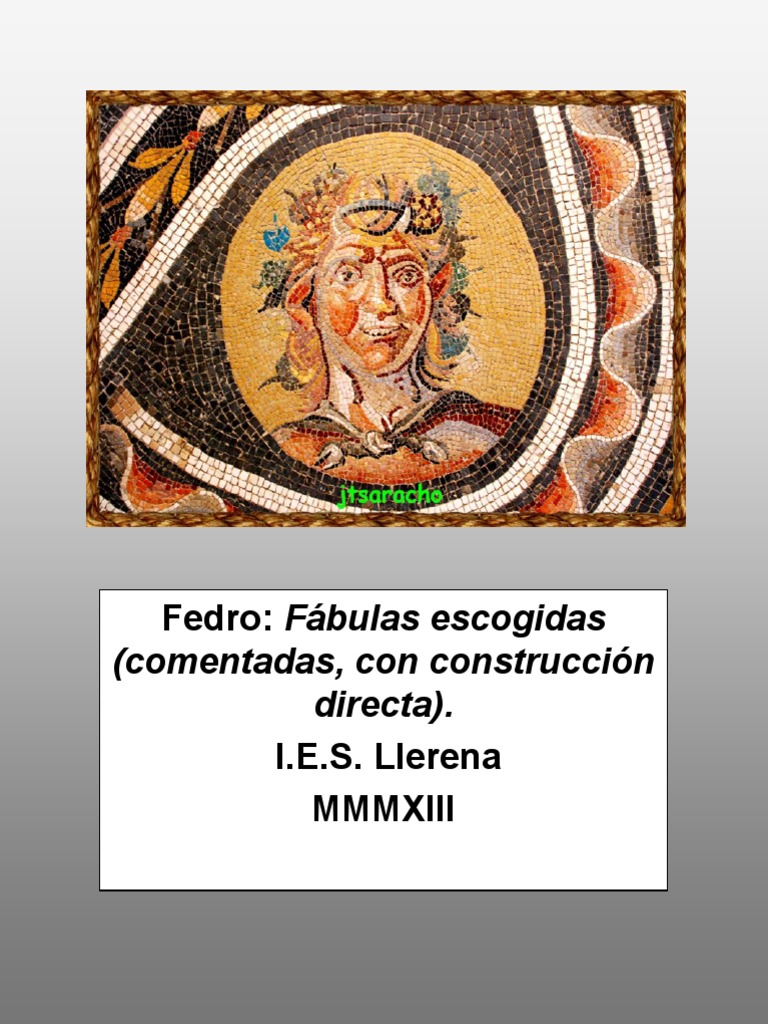 Fedro: Selección de Fábulas | PDF | Esopo | Fábula