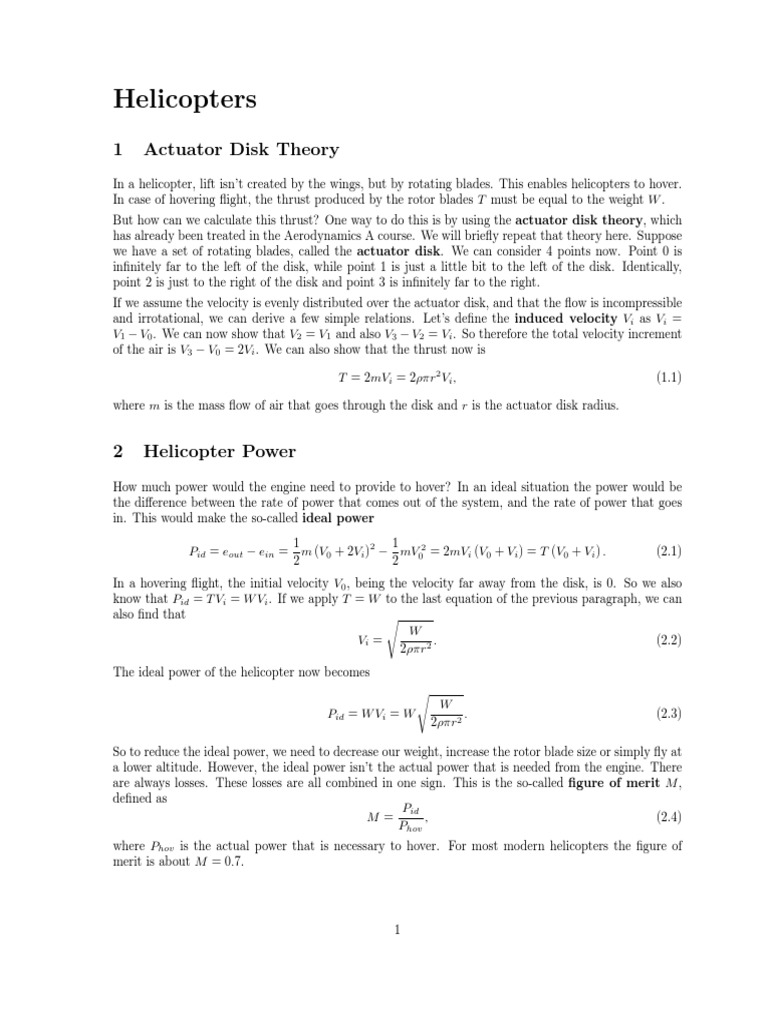 Helicopters - Pdfhelicopter Dynamics For Forward Dlight, Helicopte ...