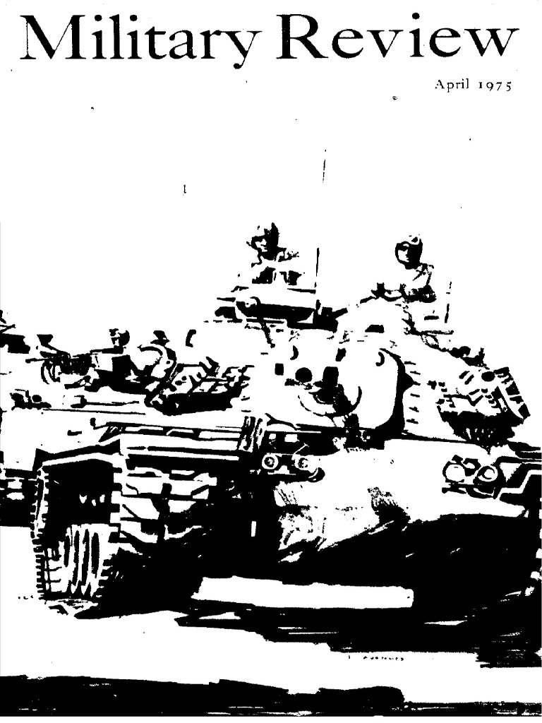 Military Review April 1975 | PDF | Leon Trotsky | Red Army