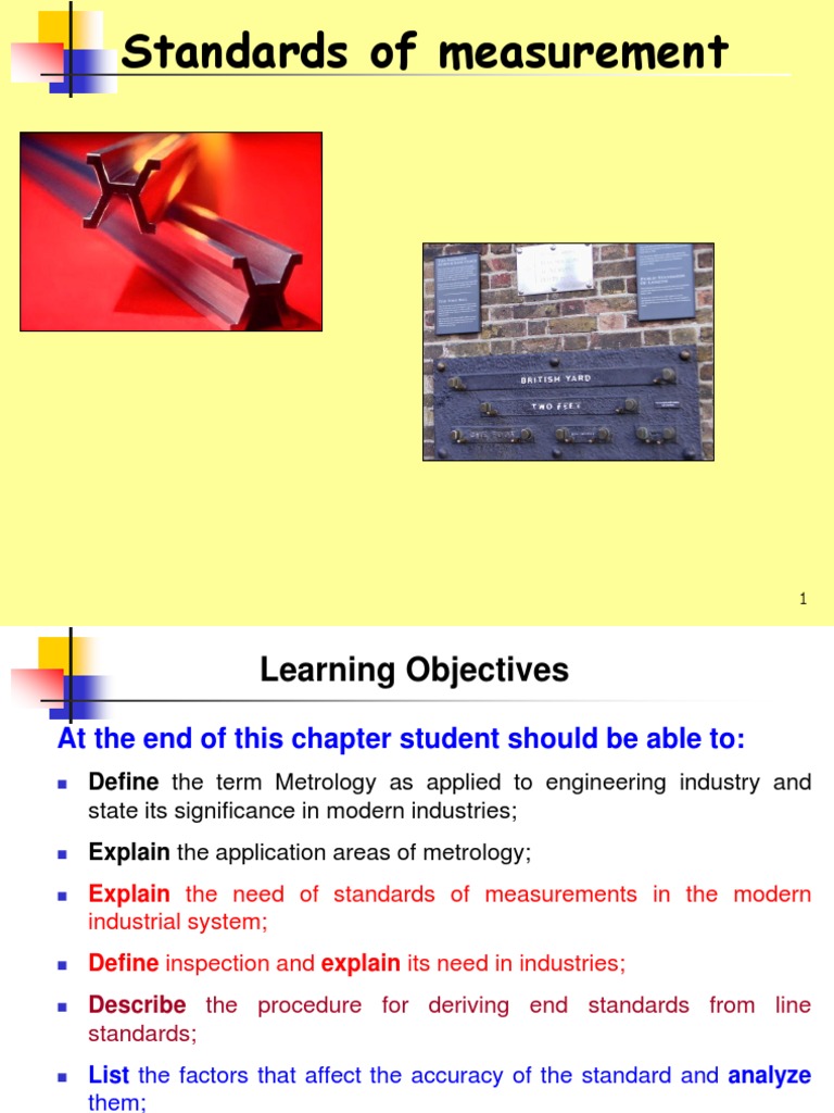 Standards of Measurement | PDF | Calibration | Scientific Observation